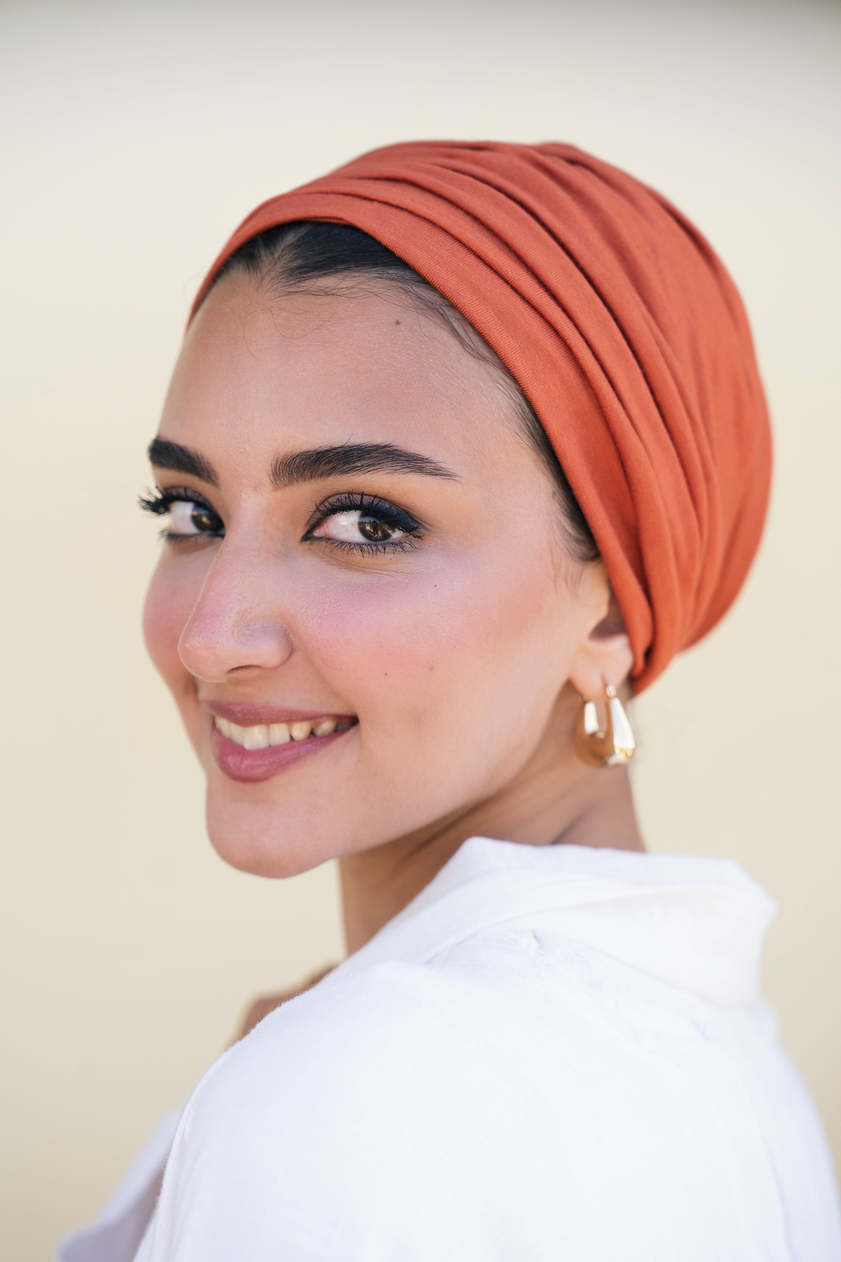 Basic Burnt Orange Turban – BFE World